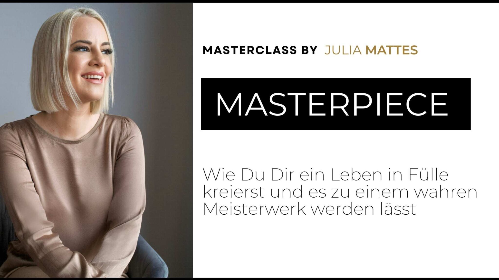 Masterpiece Masterclass - Julia Mattes